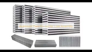 High Efficiency Aluminum Plate Fin Cooler Core Assembly