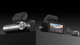 Truck 3 Channel Dashcam Front 4K Cabin Rear 1080P WiFi GPS