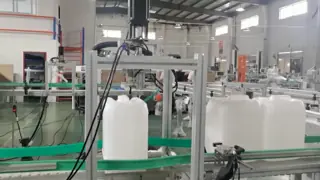 Fully Automatic 20L Chemical Drum Bagging Machine with PLC Touch Screen for Industrial Pail Packaging