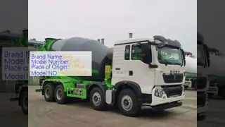 HOWO 8X4 12cbm Concrete Mixer Truck Heavy Duty Construction