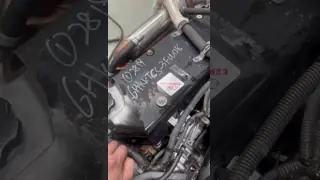 6HK1T electric diesel engine running test