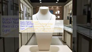 Luxury Velvet Jewelry Busts for Retail Store Displays