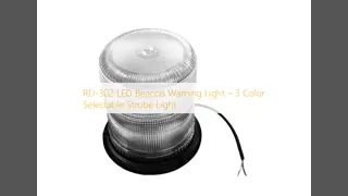 RD 302 Multi Color LED Beacon Warning Light for Trucks