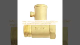 Durable Brass Angle Valve for Reliable Water Flow Control