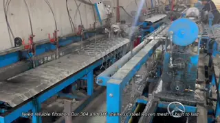 The production process of wire mesh