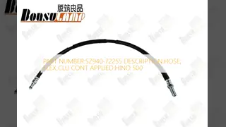 Hino 500 Clutch Hose SZ940 72255 Replacement