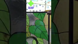 A Closer Look: Custom Design Stained Glass Colored Art Decoration Glass Insulated Structure Ceiling