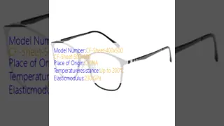 Ultra Light Carbon Fiber Eyeglass Frames for Comfort