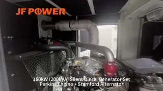 160KW Perkins Silent Diesel Generator Reliable Power Solution