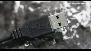 Custom TWN4 USB 2.0 Shielded Cable Assembly 20cm