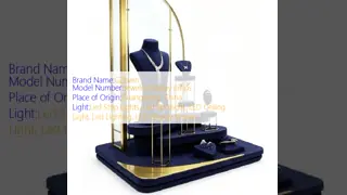Luxury Navy Blue Velvet Jewelry Display Set for Retail