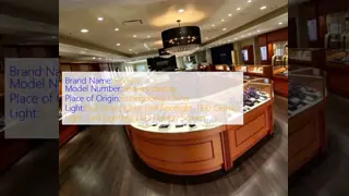 Luxury Walnut Jewelry Store Interior Display Solutions