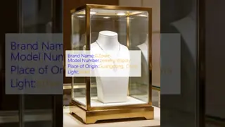 Luxury Jewelry Display Case with LED Lighting