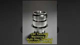 Turn-Mill CNC Expert - Aluminum Connector Housing Custom