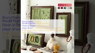 Premium Wooden Jewelry Display Racks for Retail Stores