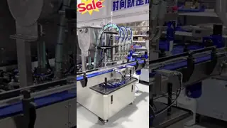 Automatic Piston Filling Machine for Sauce & Paste | Food-Grade Anti-Drip Bottle & Jar Filler