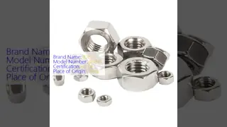 High Strength DIN934 Hex Nuts Industrial Grade Fasteners