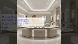 Luxury Glass Jewelry Display Case Custom Retail Solution