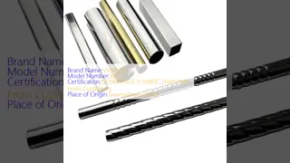 Custom Stainless Steel Decorative Tubes AISI 304 316