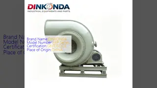 DINKONDA FRP Anti Corrosion Fan Industrial Gas Solution