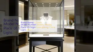 Custom LED Jewelry Display Showcase for Retail Stores