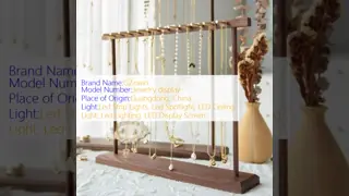 Modern Jewelry Display Stand Elegant Minimalist Showcase