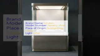 Modern Jewelry Display Showcase For Luxury Retail Stores