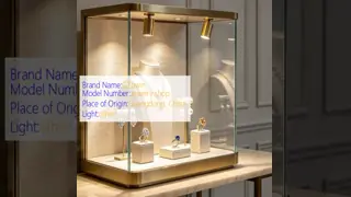 Luxury Custom Jewelry Display Cabinets with LED Lighting