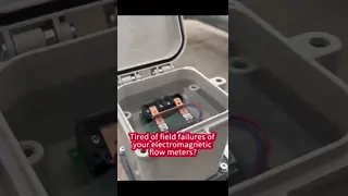 Tired of field failures of your electromagnetic flow meters? Watch our real IP68 immersion test!