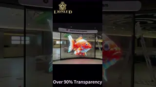 Flexible Transparent LED Display for Glass Windows