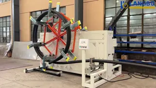 HDPE Pipe Coiler Winder Machine