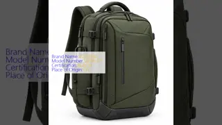 Minimalist Burgundy Business Laptop Backpack