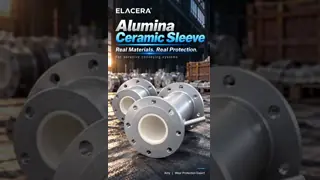 Stainless Steel Ceramic Sleeve-Lined Pipe for Lithium Battery Powder Conveying