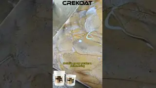 Metallic epoxy flooring is at its most beautiful when there's light.
