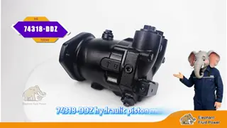 74318-DAB Eaton Danfoss Cessna Hydraulic Piston Motor 40 Cm3 With Splined Shaft Z13 Side Ports