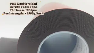 VHB Double Sided Acrylic Foam Tape Waterproof Automotive Adhesive Tape