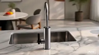 Instant Hot Water Faucet Stainless Steel Design