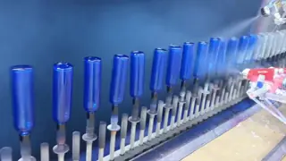 Precision Automatic Coating Line for Cosmetic Glass Bottles