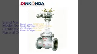 DINKONDA Fully Welded Ball Valve for High Pressure Pipelines