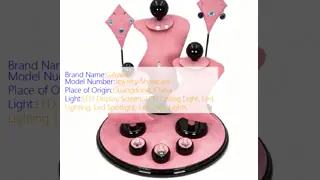 Luxury Pink Velvet Jewelry Display Set for Retail