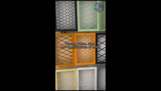Multiple Styles Expanded Metal Mesh For Ceiling And Facades