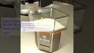 Luxury Lighted Jewelry Display Cabinet Custom Retail Solution