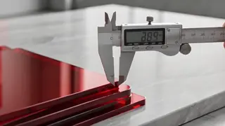 Red Acrylic Mirror Sheet