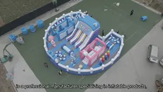 Astronaut Theme Bouncy Castle With Slide For Kids Parties
