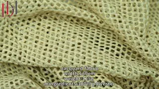 Breathable Diamond Mesh Fabric for Resort Wear