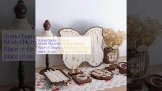 Premium Wooden Jewelry Display Stands for Retail Stores