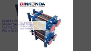 DINKONDA BR0 6 Plate Heat Exchanger High Efficiency Cooling