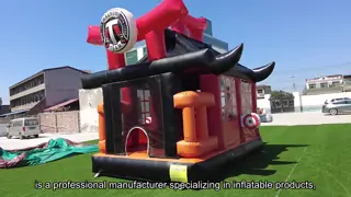 Martial Arts Dojo Commercial Bounce House for Rental