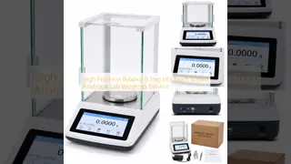 High Precision 0.1mg Analytical Balance HD Touch Screen
