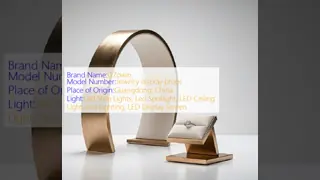 Premium Rose Gold Necklace Display Bust for Jewelry Stores